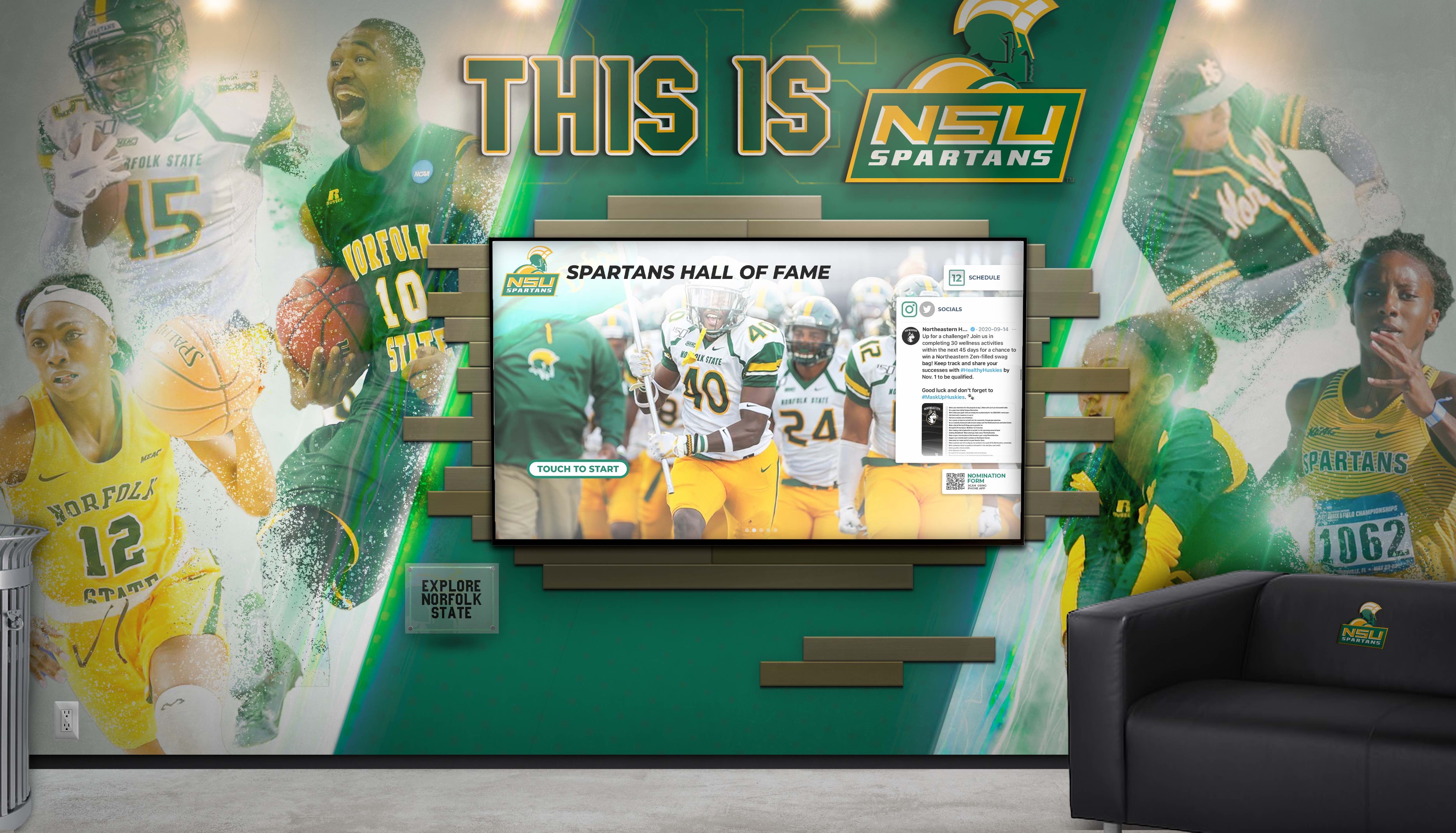 Touchscreen Digital Wall of Fame