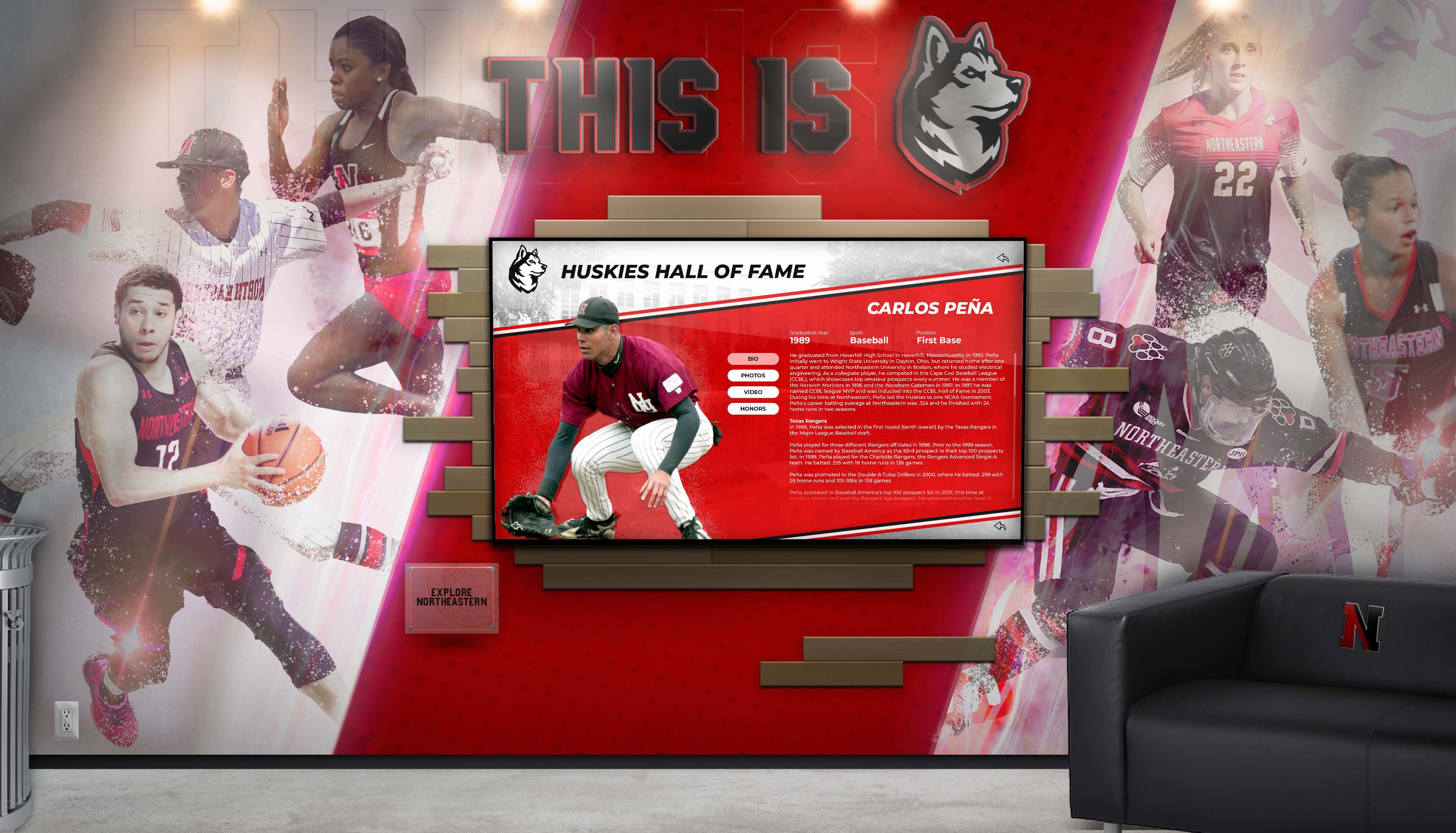 Touchscreen Digital Wall of Fame